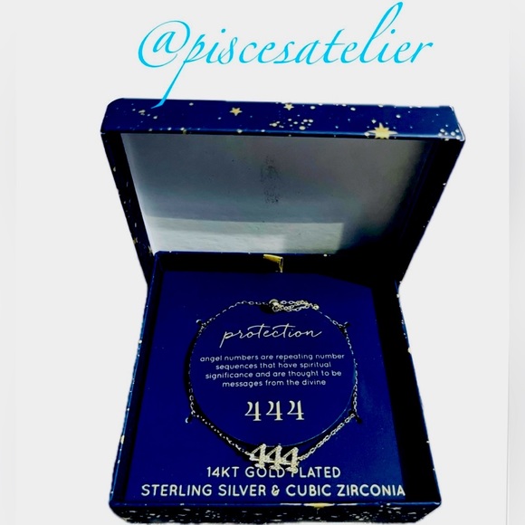 Olivia And Jackson | Jewelry | Olivia And Jackson Angel Number 444 4k ...